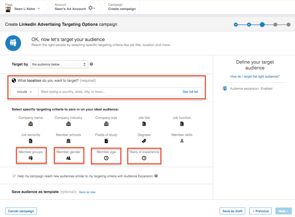 LinkedIn Advertising Targeting Options & Best Business Practices