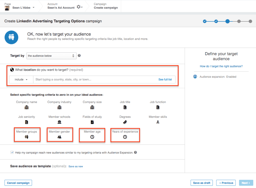 LinkedIn Advertising Targeting Options & Best Business Practices
