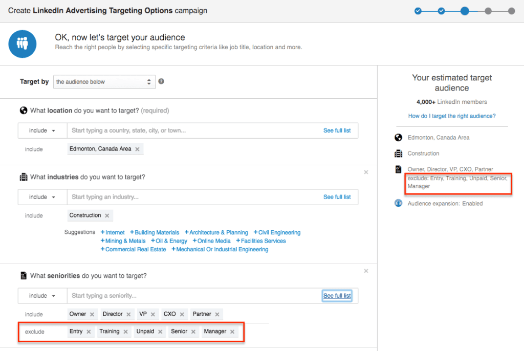 LinkedIn Advertising Targeting Options & Best Business Practices
